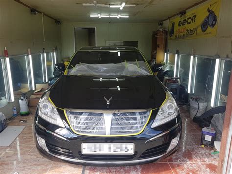 포항 에쿠스 광택 코팅 유리막코팅