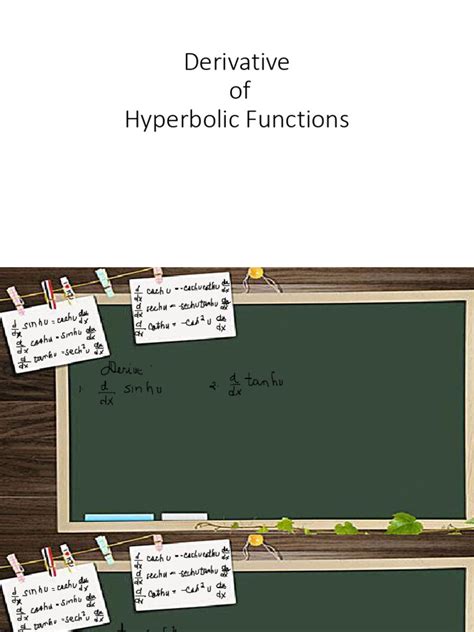 Derivative Of Hyperbolic Functions Mtn 4 Pdf