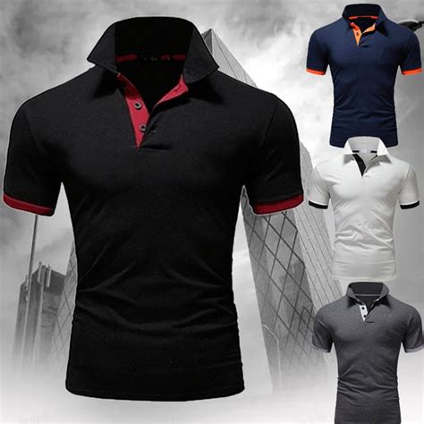 Summer Fashion T Shirt Mens Leisure Polot Shirt Polo T Shirt Short