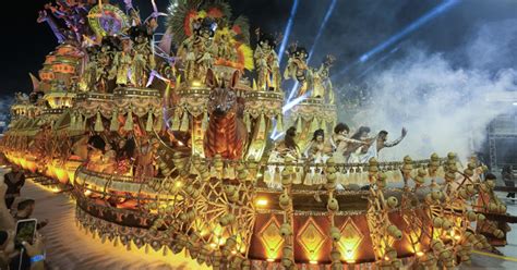 화려한 브라질 삼바 카니발