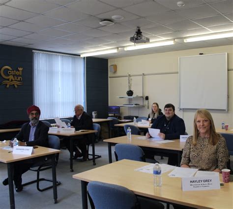 Young Chamber Sponsors Help Students At Castell Alun High School To