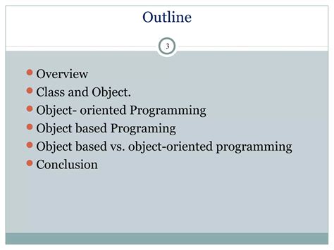 object oriented vs object based programming ppt programming