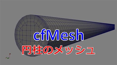 【openfoam円筒内の流れ】cfmeshでメッシュ作成3｜宇宙に入ったカマキリ