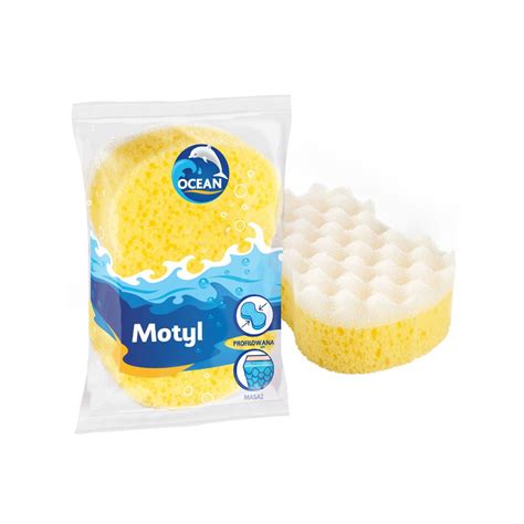 Губка для тела массажная Motyl Ocean