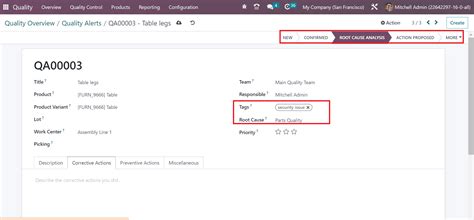quality alerts in odoo 16 quality app odoo v16 enterprise edition book
