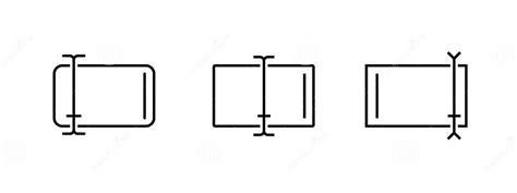 Cursor Icon With Paper Frame For Editing And Input In Ui Design Stock Illustration