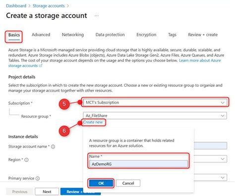 Deploying A Storage Account In Azure Using Asure Portal