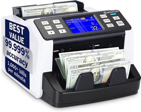 Amazon.com : PONNOR Mixed Denomination Money Counter Machine, Value ...