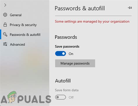 How To Enable Or Disable Autofill In Microsoft Edge Appuals