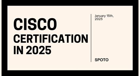 What Cisco Certification Should I Get In 2025