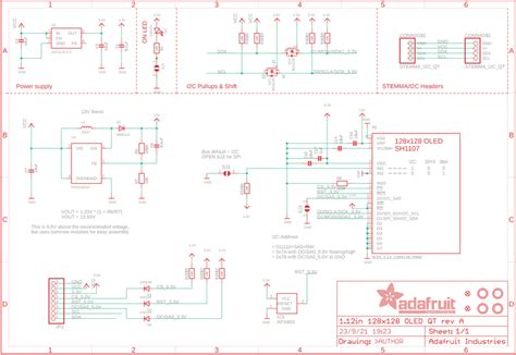 Downloads Adafruit Monochrome 112 128x128 Oled Graphic Display
