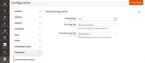 github techmitraateam module storeinfo magento 2 acquired store