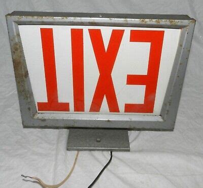 Exit Signs Vintage Exit Sign