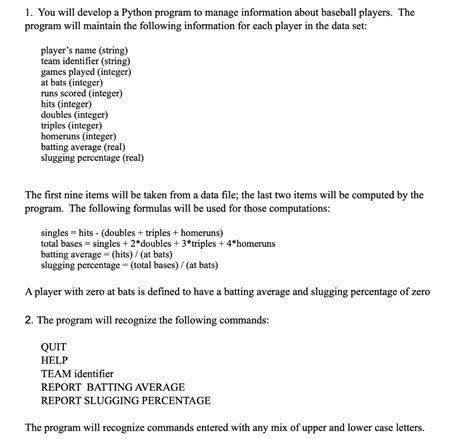 Solved 1 You Will Develop A Python Program To Manage Chegg Com