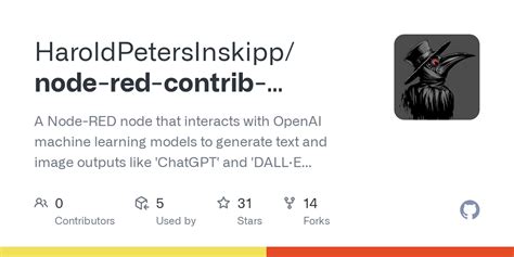 GitHub HaroldPetersInskipp Node Red Contrib Chatgpt A Node RED Node That Interacts With