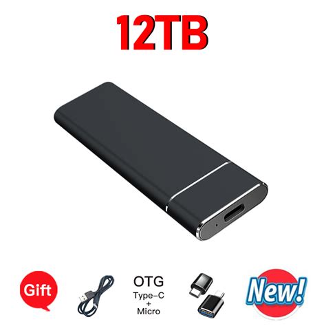 External Hard Drive SSD 1TB High Capacity USB Type C Interface High Speed Mini Portable External