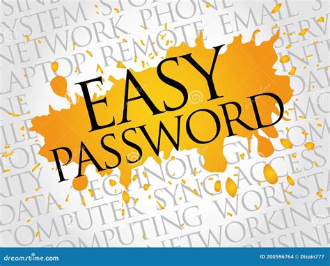 Easy Password Word Cloud Stock Illustration Illustration Of Pass 200596764 Easy Password Word Cloud Stock Illustration Illustration Of Pass 200596764