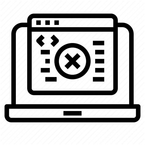 Coding Development Error Programming Technology Web Icon