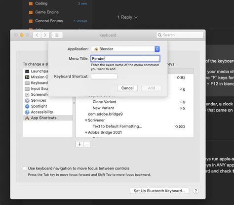 F12 For Render Does Not Work On Mac Basics And Interface Blender