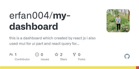 Github Erfan004my Dashboard This Is A Dashboard Which Created By