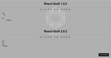 React Quill Preserve Whitespace Forked Codesandbox