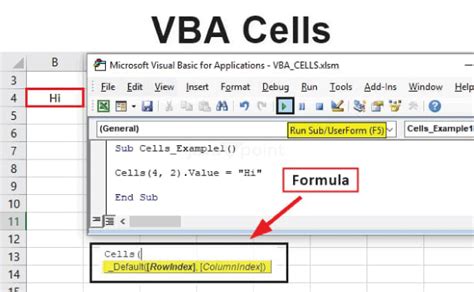 Vba Cell In Microsoft Excel Tpoint Tech