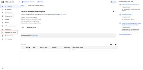 Creating Serverless Vpc Access Connector Signoz