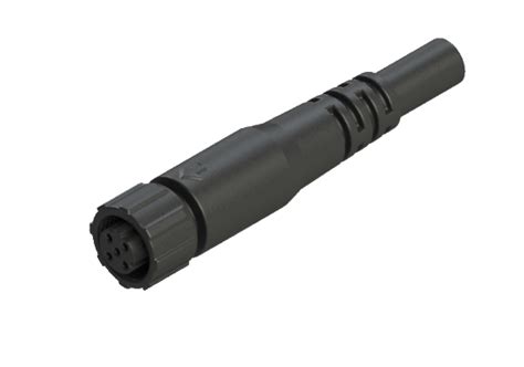 방수 Ip66 ~ 68 M12 D 코드 5핀 암 케이블 어셈블리 커넥터 D12d P205sm Holin