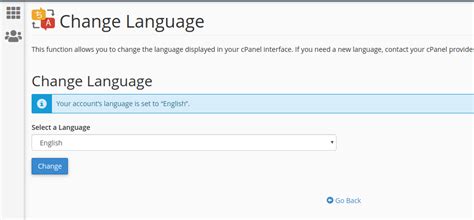 How Do I Change Language In CPanel QualiSpace Knowledge Base