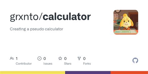 Github Grxntocalculator Creating A Pseudo Calculator