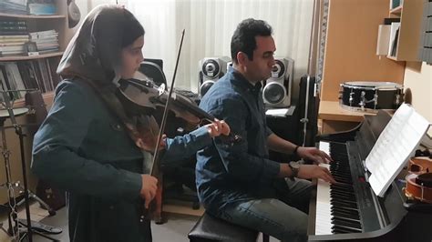 غزل شکرالله نژاد آهنگ شرقی هنرجوی ویلن ایمان ملکی آموزشگاه موسیقی