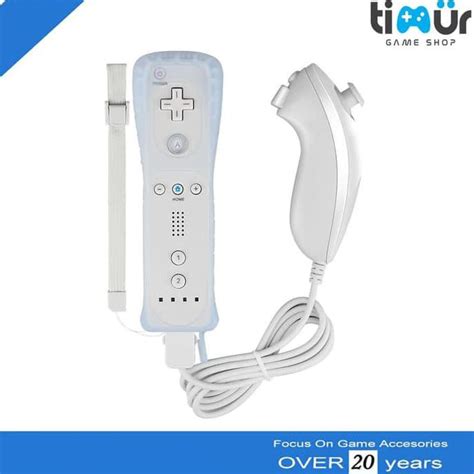 Jual Wiimote Nunchuk Controller Motion Plus Nintendo Wii Putih Shopee Indonesia