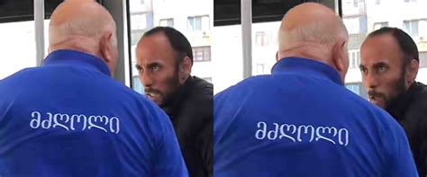 🎥მძღოლმა ავტობუსი გააჩერა და მგზავრი ცემა საგანგაშო კადრები