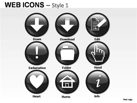 Web Icons Style 1 Powerpoint Presentation Slides Powerpoint Presentation Designs Slide Ppt