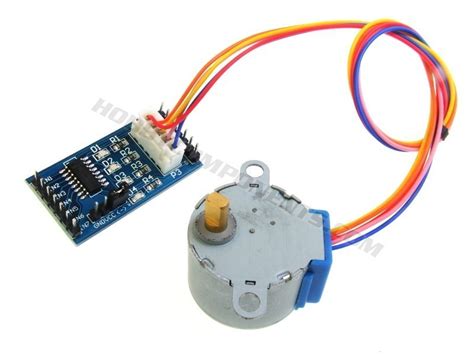 Stepper Motor And ULN Driver Board