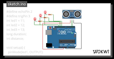Distance Exercise Wokwi Esp32 Stm32 Arduino Simulator