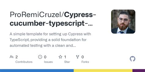 Github Proremicruzelcypress Cucumber Typescript Example A Simple