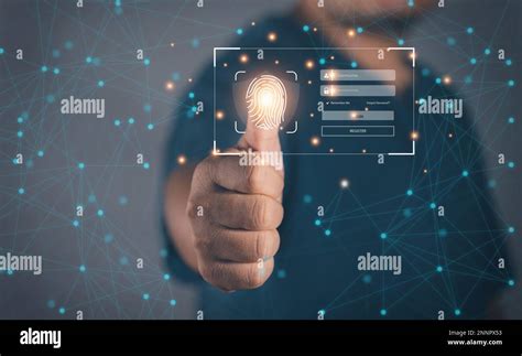 Cyber Security And Fingerprint Login User Identification Information