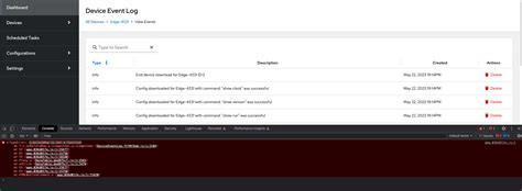 Cannot Delete Entries From Device Event Log · Issue 22 · Rconfig