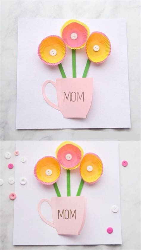 کاردستی برای روز مادر، 30 کاردستی خلاقانه برای کودکان مینویسم