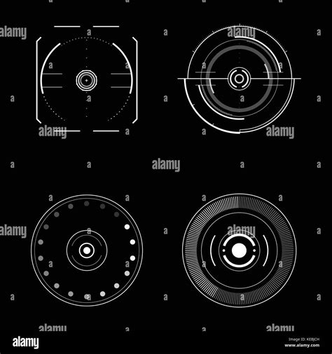 Radar Interface Ui Future Design Graphic Illustration Stock Vector Image And Art Alamy