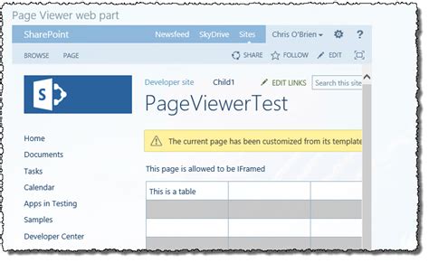 Chris Obrien Working With Web Parts Within A Sharepoint App