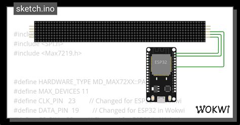Esp32 With Mdparola Copy Wokwi Esp32 Stm32 Arduino Simulator