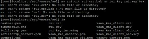 Vmware Vsphere Esxi 80 Certificate Replacement Via Ssh