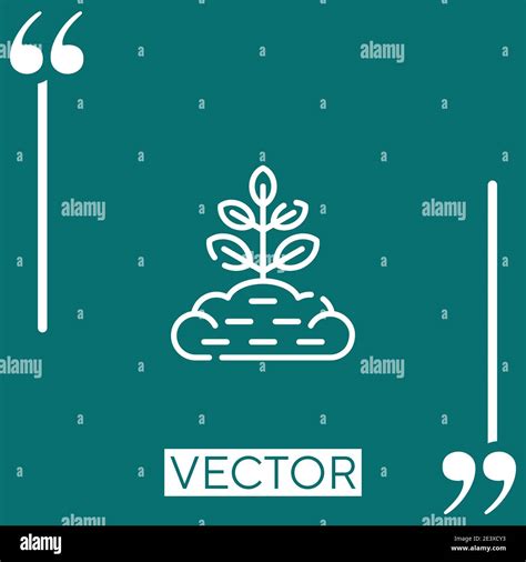 Sprout Vector Icon Linear Icon Editable Stroke Line Stock Vector Image And Art Alamy