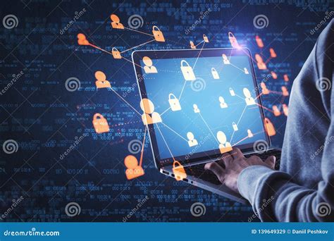 hacking and malware concept stock image image of concept cyber