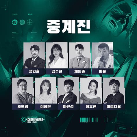 발로란트 챔피언스 투어 발로란트 챌린저스 코리아 스테이지1의 여정을 함께 해 주실 중계진을 Facebook