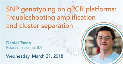 Integrated Dna Technologies On Linkedin Webinar Snp Genotyping On Qpcr Platforms