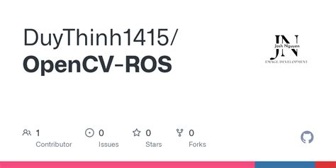 GitHub DuyThinh OpenCV ROS