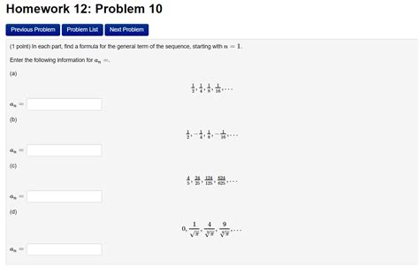 solved homework 12 problem 10 previous problem problem list